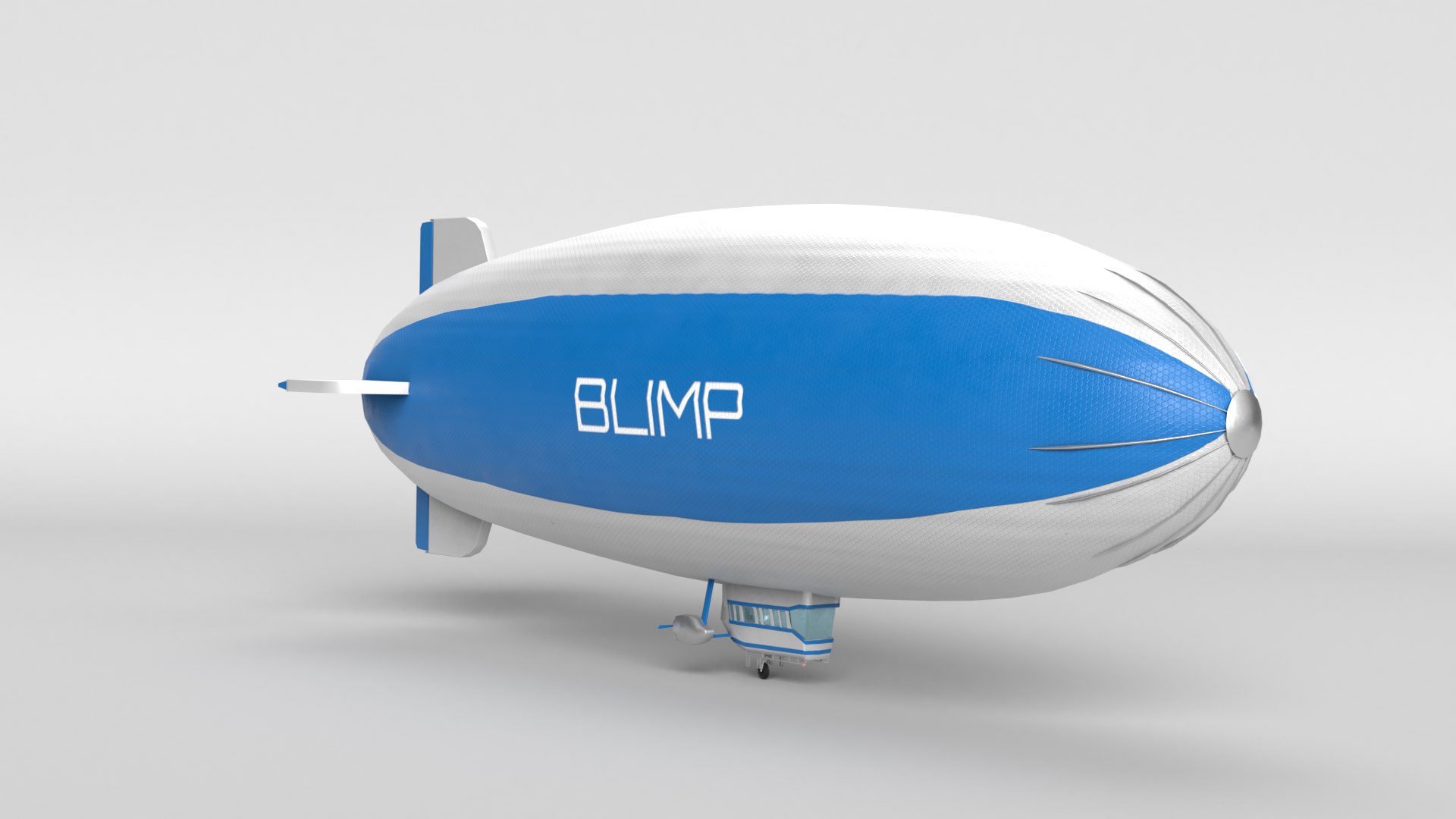 3D Blimp Airship Aircraft Model - TurboSquid 1689348