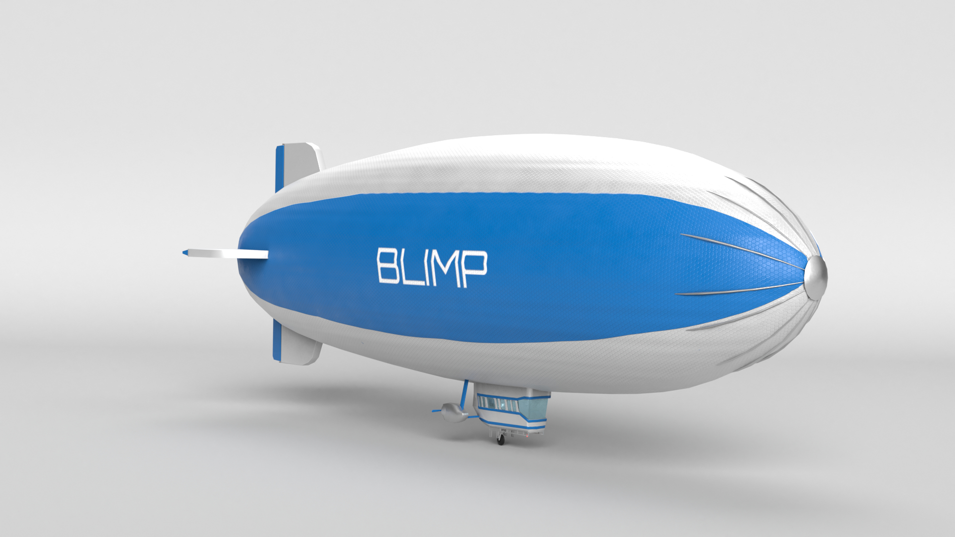 3D Blimp Airship Aircraft Model - TurboSquid 1689348