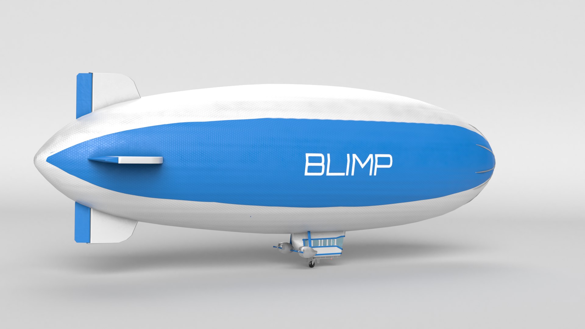 3D Blimp Airship Aircraft Model - TurboSquid 1689348