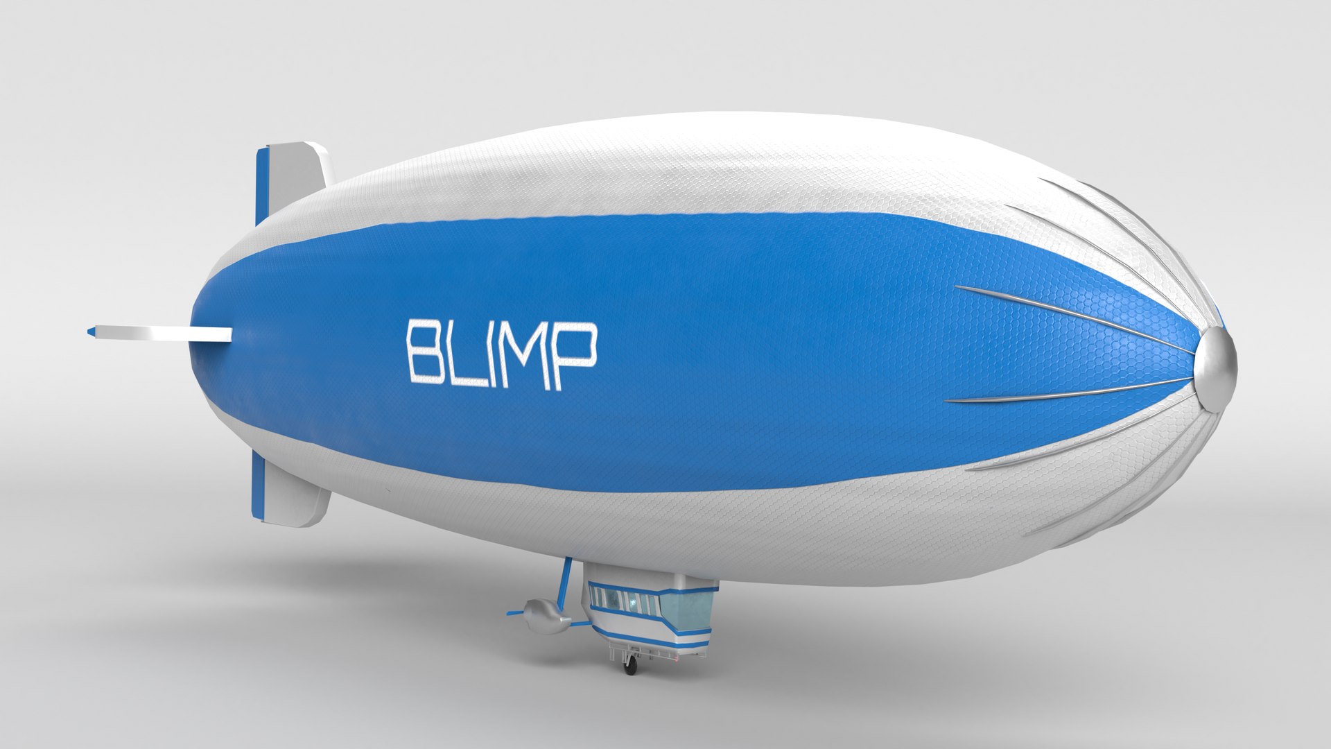 3D Blimp Airship Aircraft Model - TurboSquid 1689348