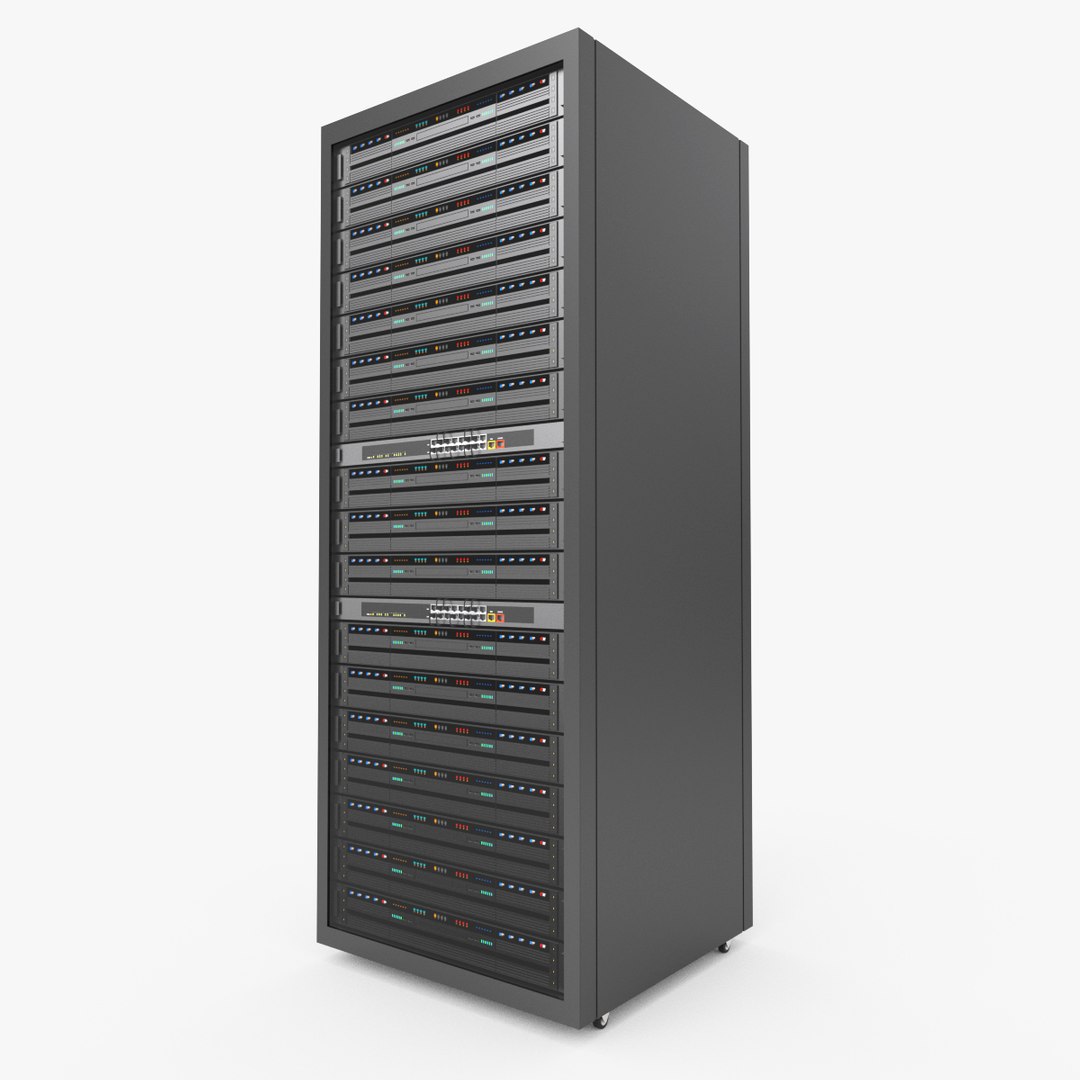 Server Rack Data Center 3D Model - TurboSquid 1366707