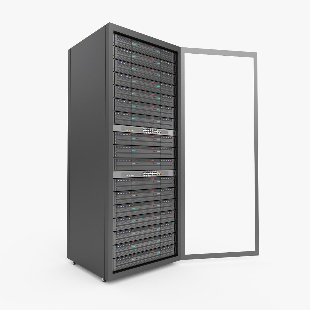 Server Rack Data Center 3D Model - TurboSquid 1366707