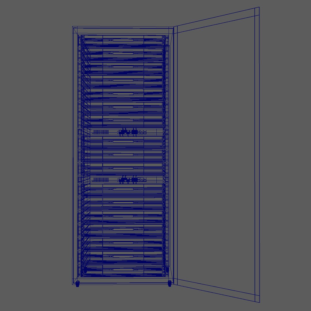 Server Rack Data Center 3D Model - TurboSquid 1366707