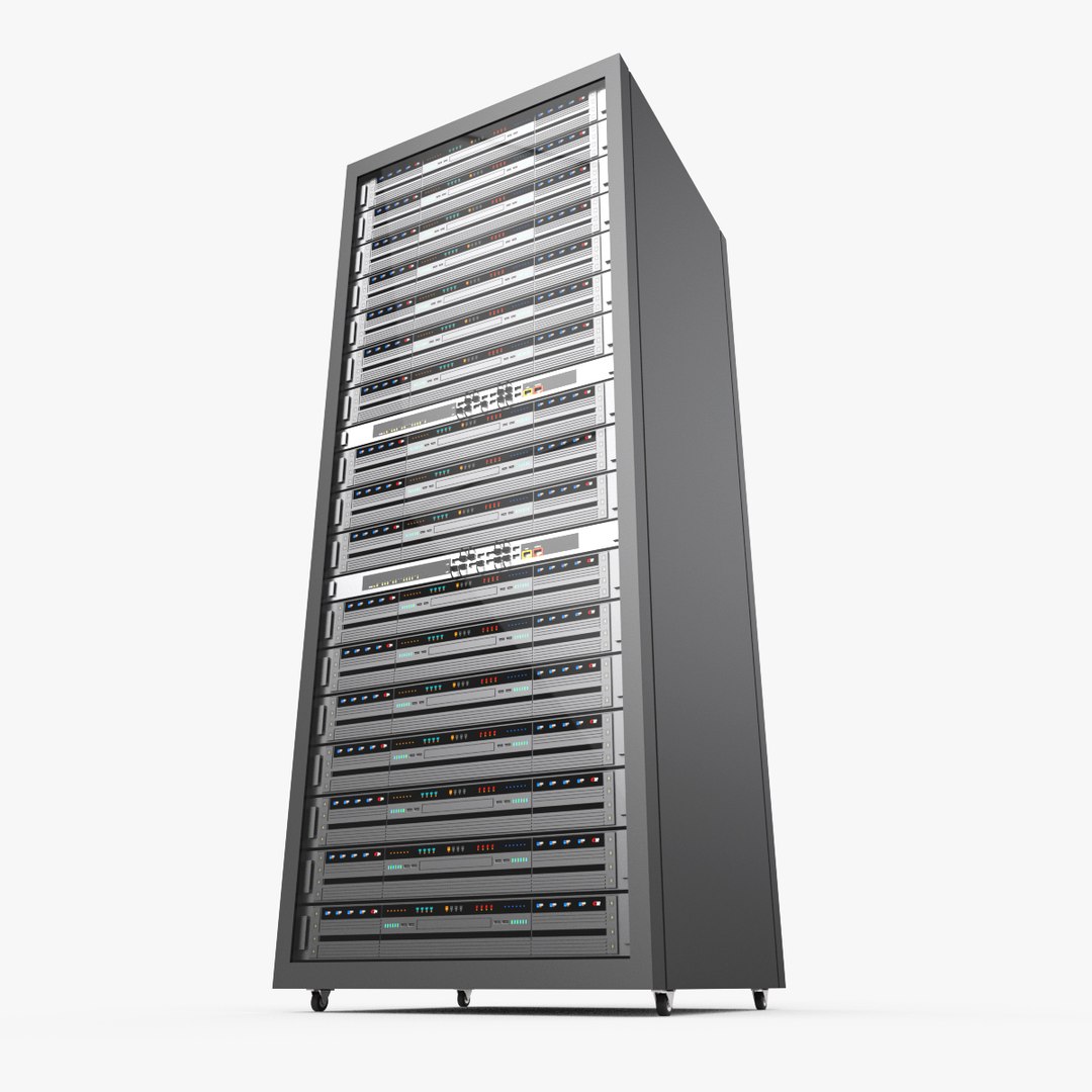 Server Rack Data Center 3D Model - TurboSquid 1366707