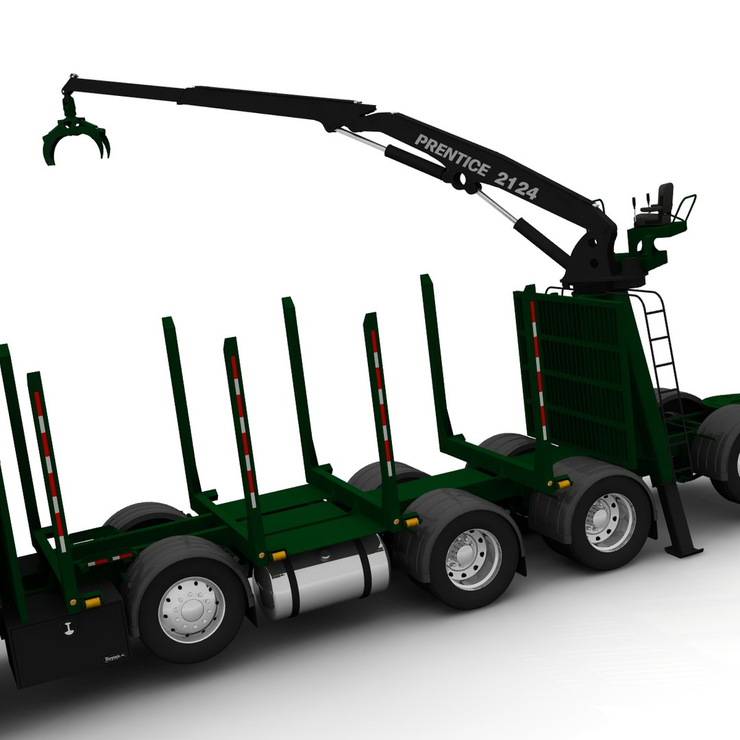 3d Freightliner Powerliner Logger