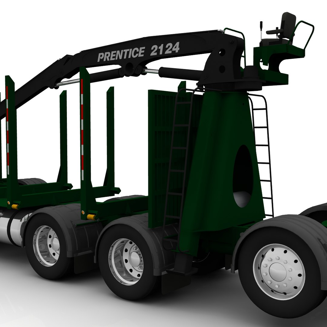 3d Freightliner Powerliner Logger