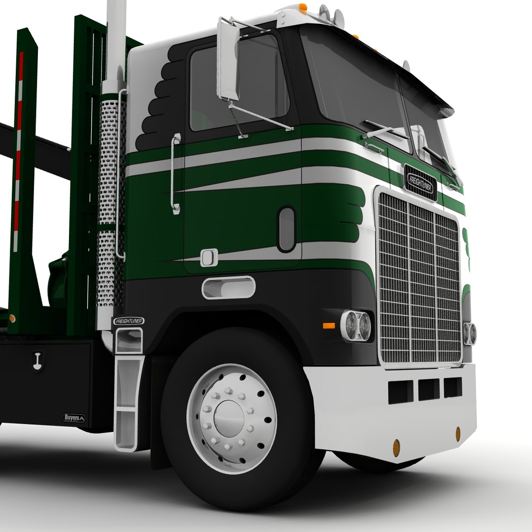 3d Freightliner Powerliner Logger