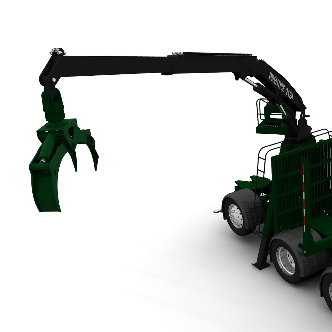 3d Freightliner Powerliner Logger