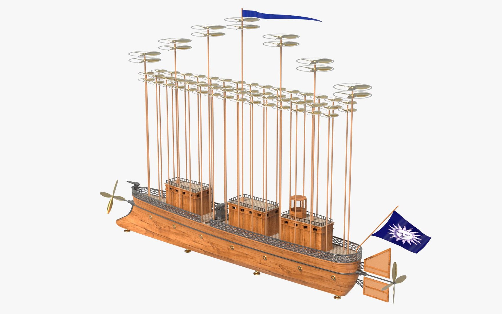 3D Albatross Airship Model - TurboSquid 2386885