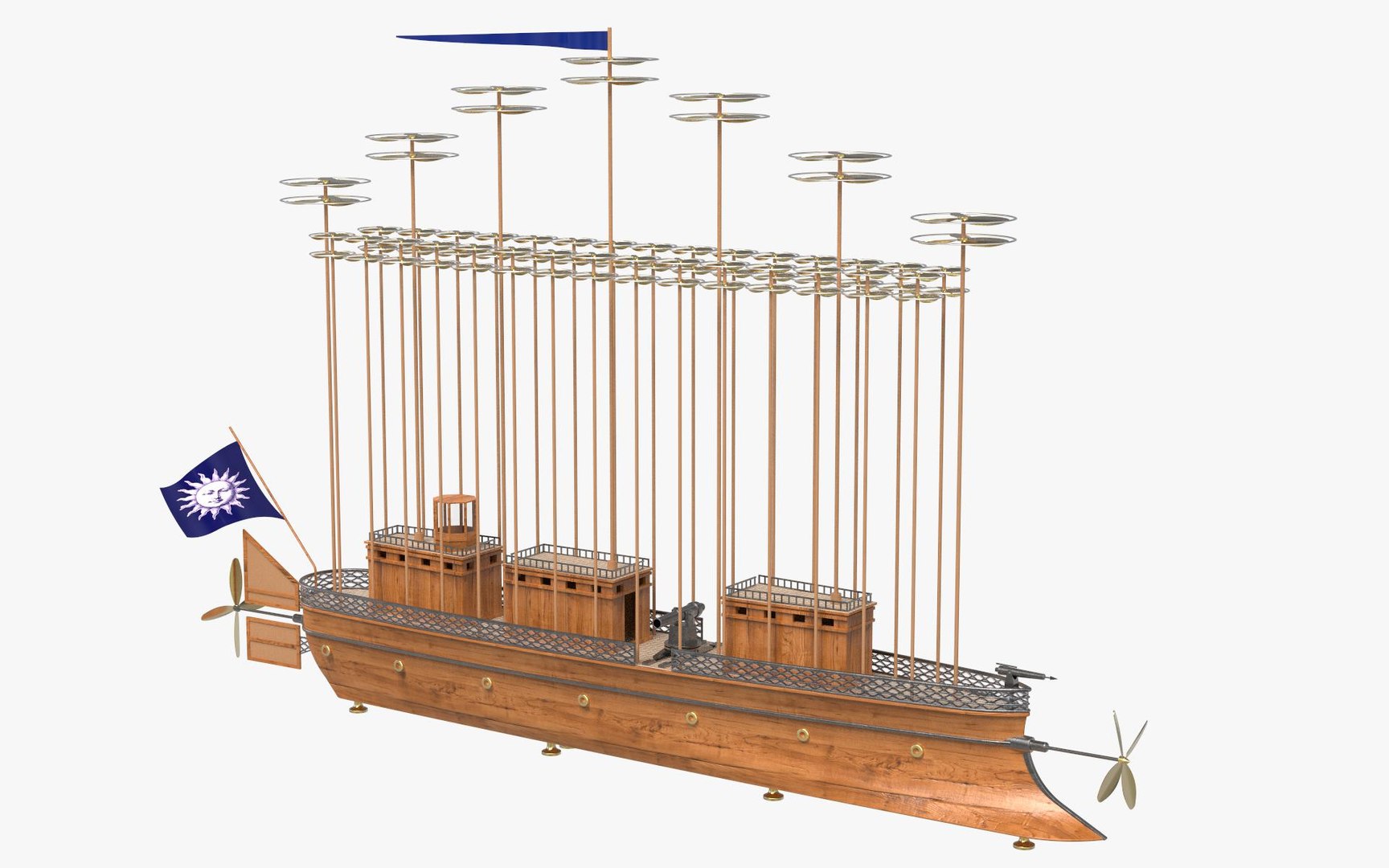 3D Albatross Airship Model - TurboSquid 2386885