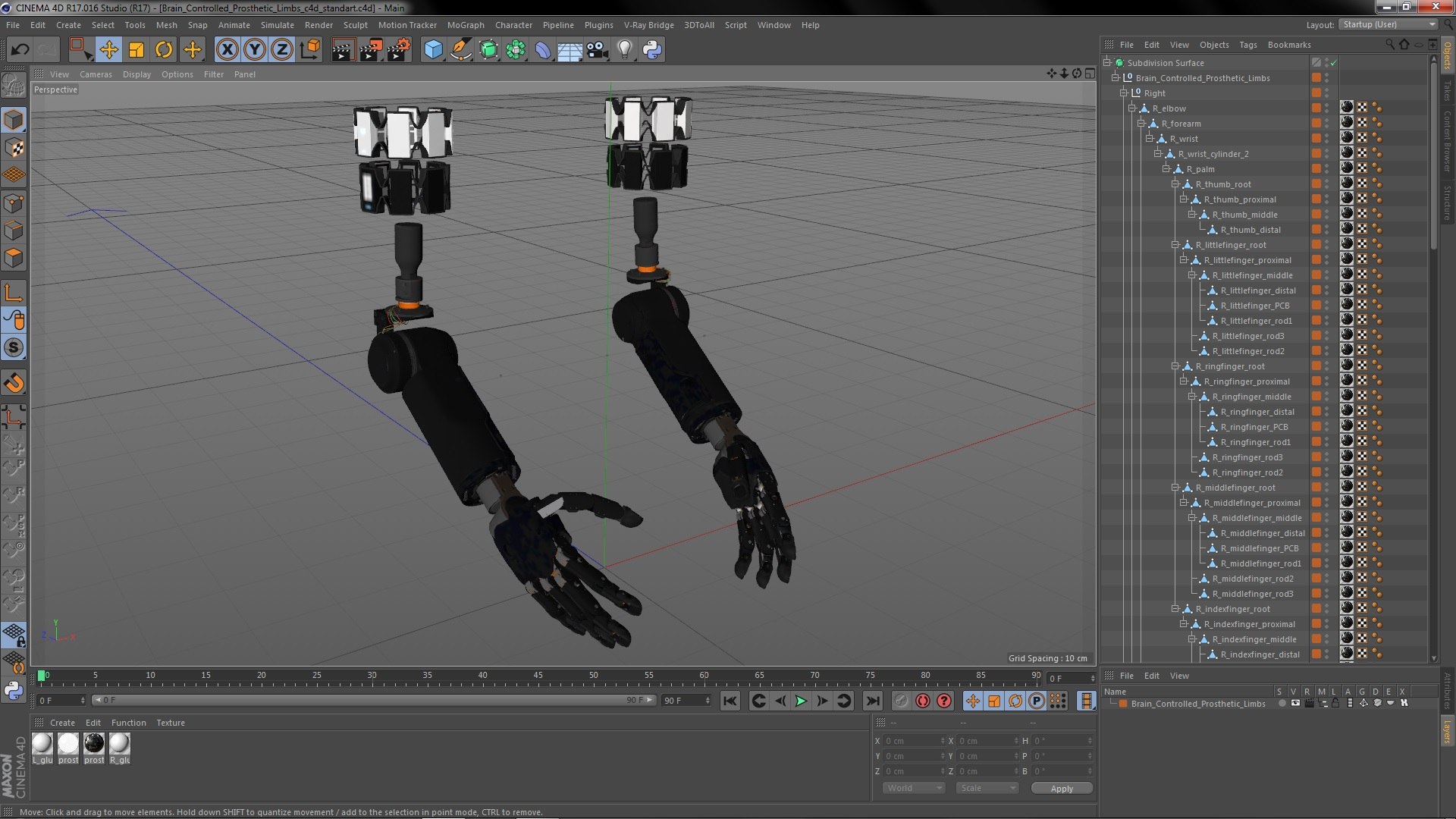 Brain Controlled Prosthetic Limbs 3D Model - TurboSquid 2092104