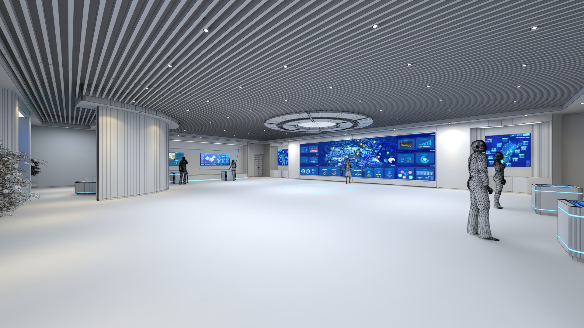 3D Science Fiction Exhibition Center Model - TurboSquid 2111443