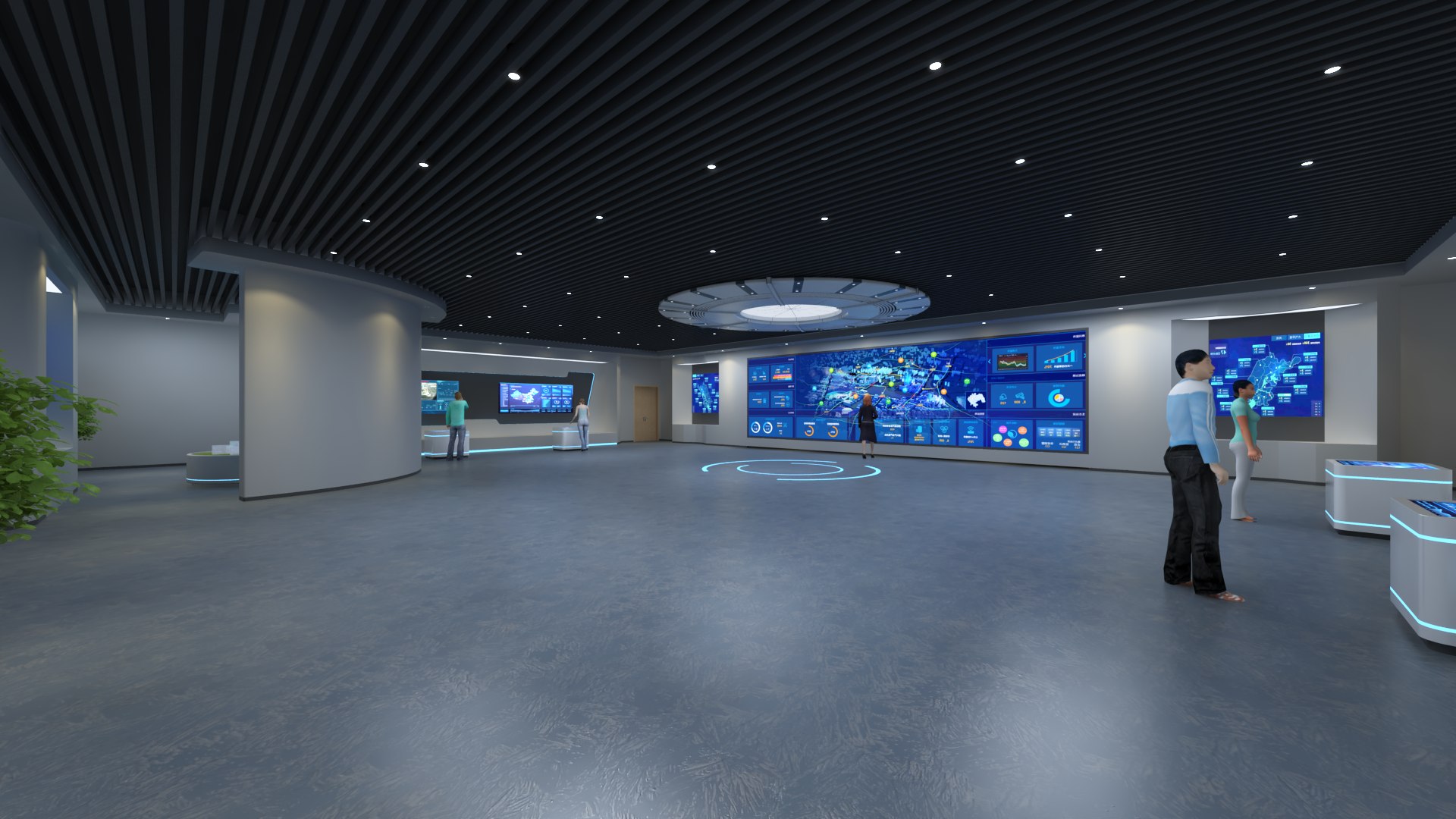 3D Science Fiction Exhibition Center Model - TurboSquid 2111443