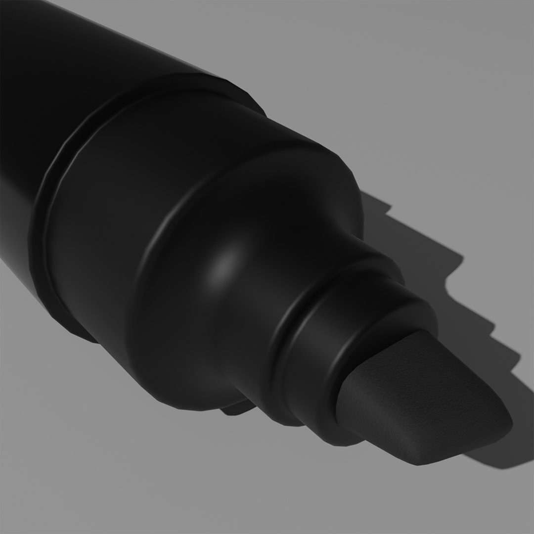 3D Permanent Marker Model - TurboSquid 2204874