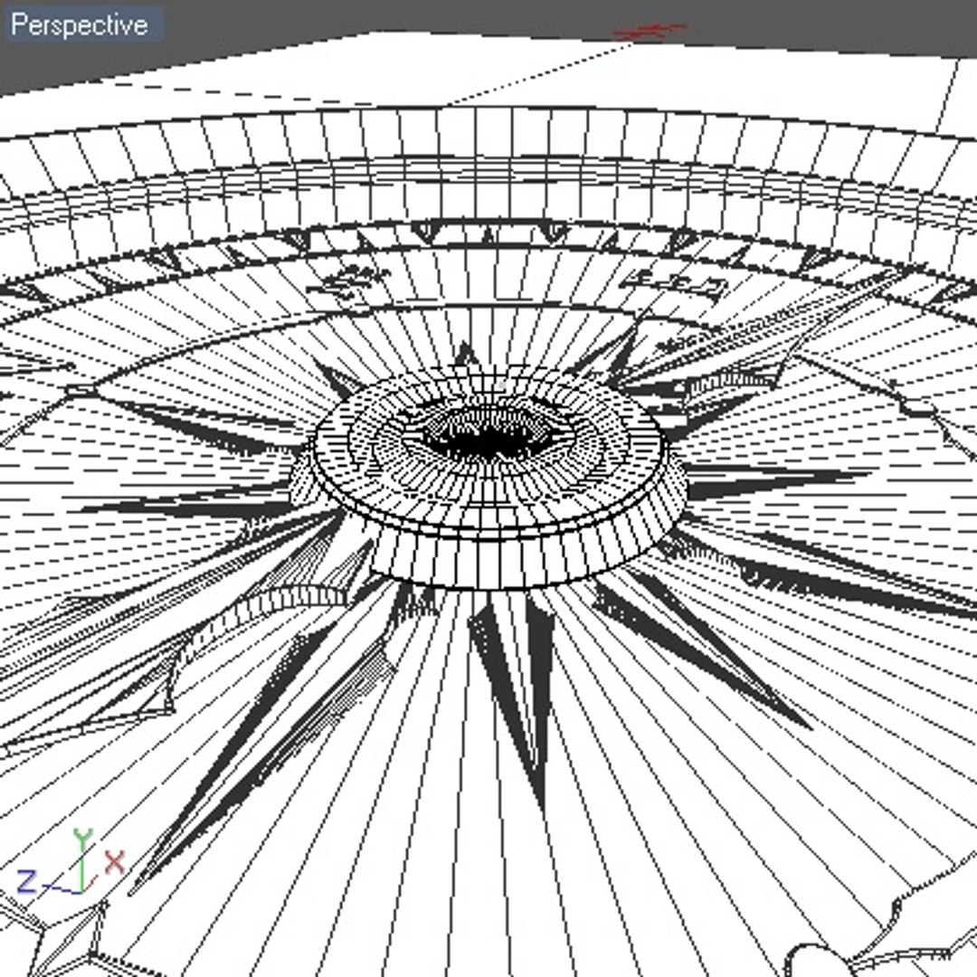 3d antique compass model