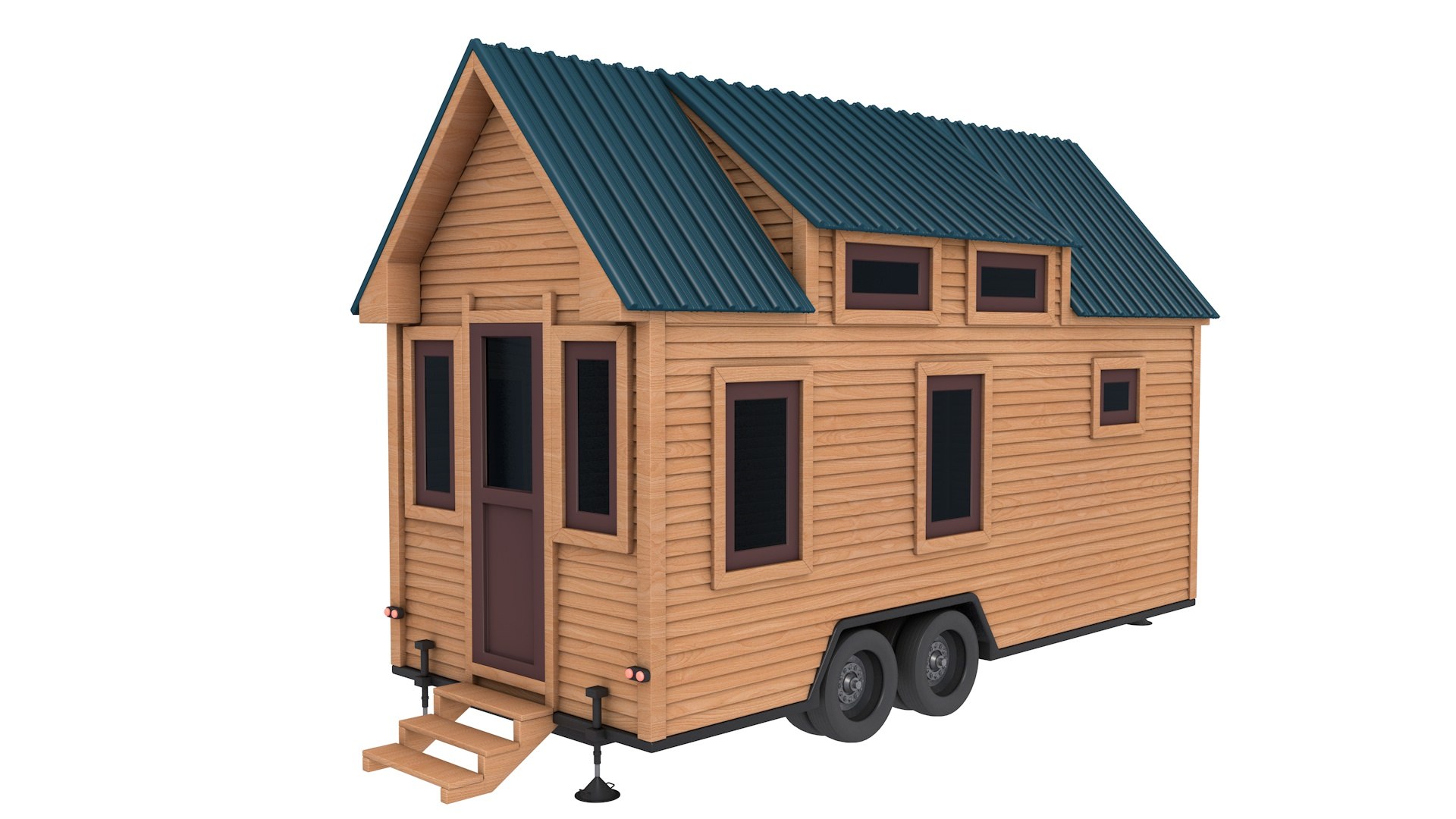 Tiny House Model - TurboSquid 2245746