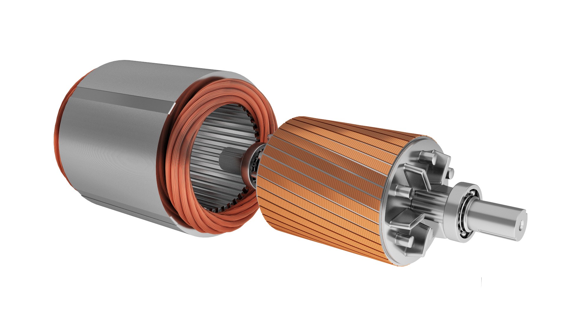 Electric Motor Rotor Stator 3D - TurboSquid 1848228