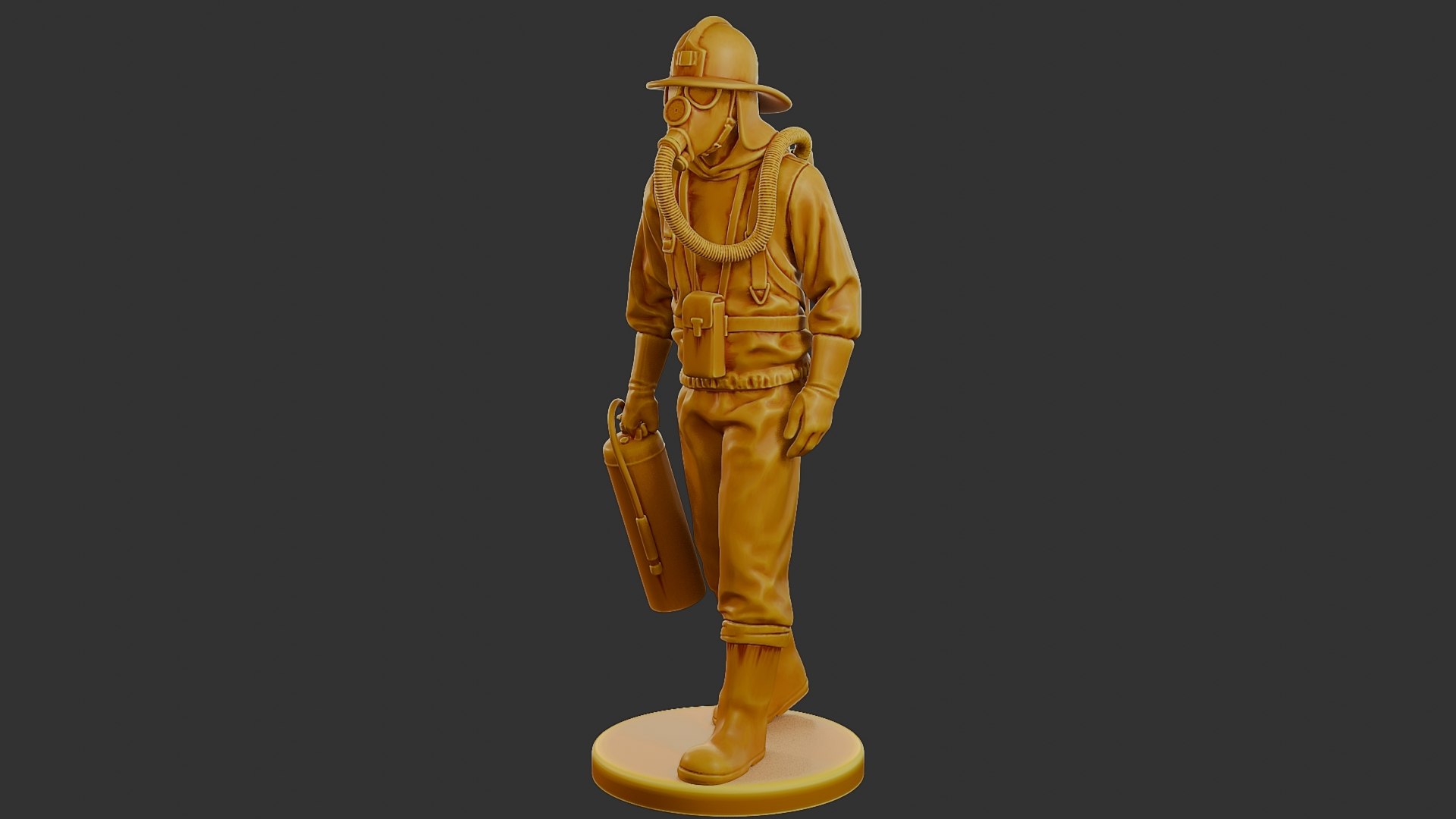 Czechoslovakian Firefighter 90s Pack 1 3D Model - TurboSquid 2377103