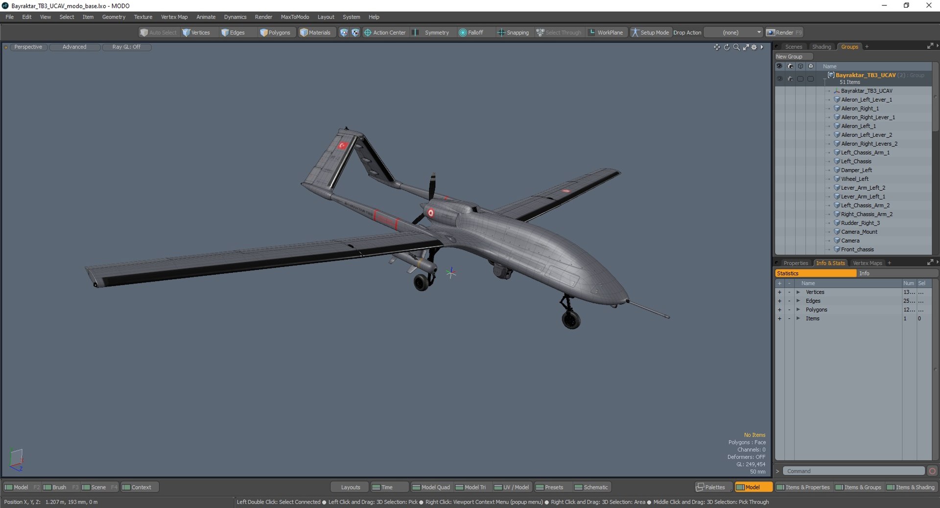 3D Model Bayraktar TB3 UCAV - TurboSquid 2273082