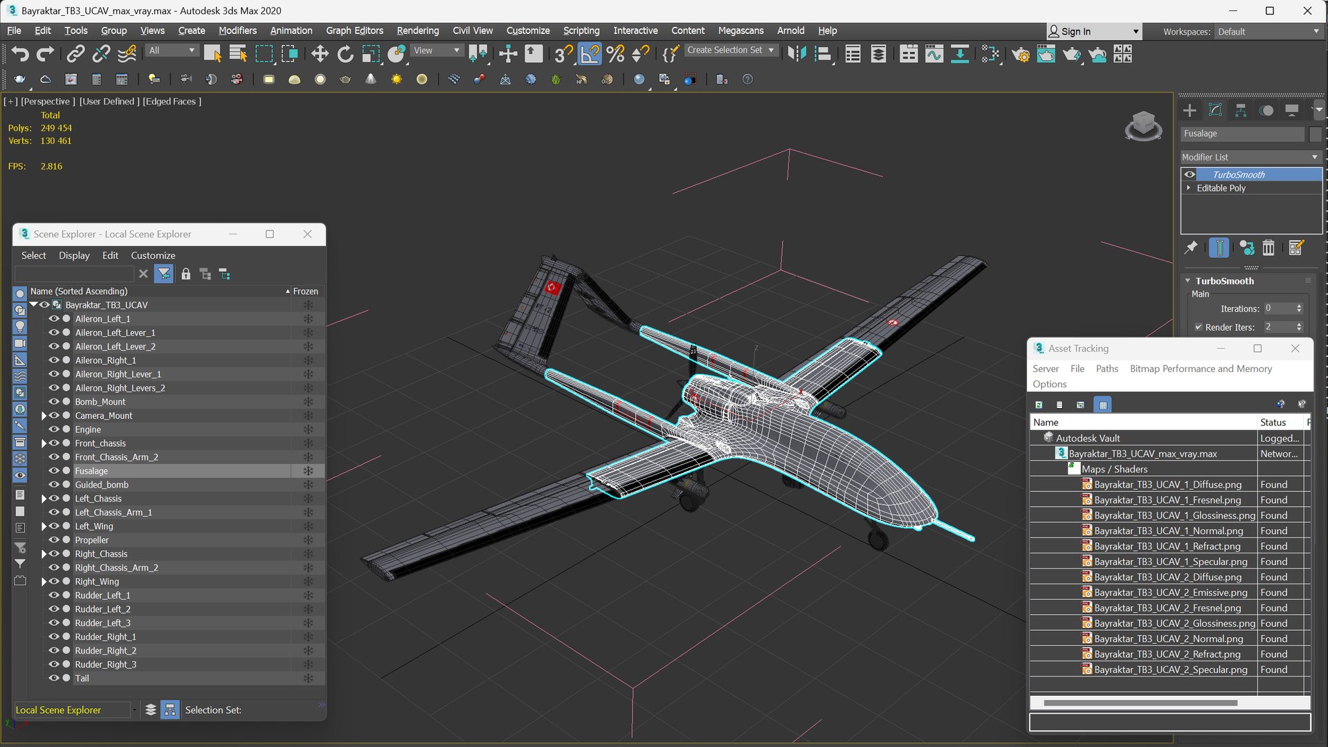 3D Model Bayraktar TB3 UCAV - TurboSquid 2273082