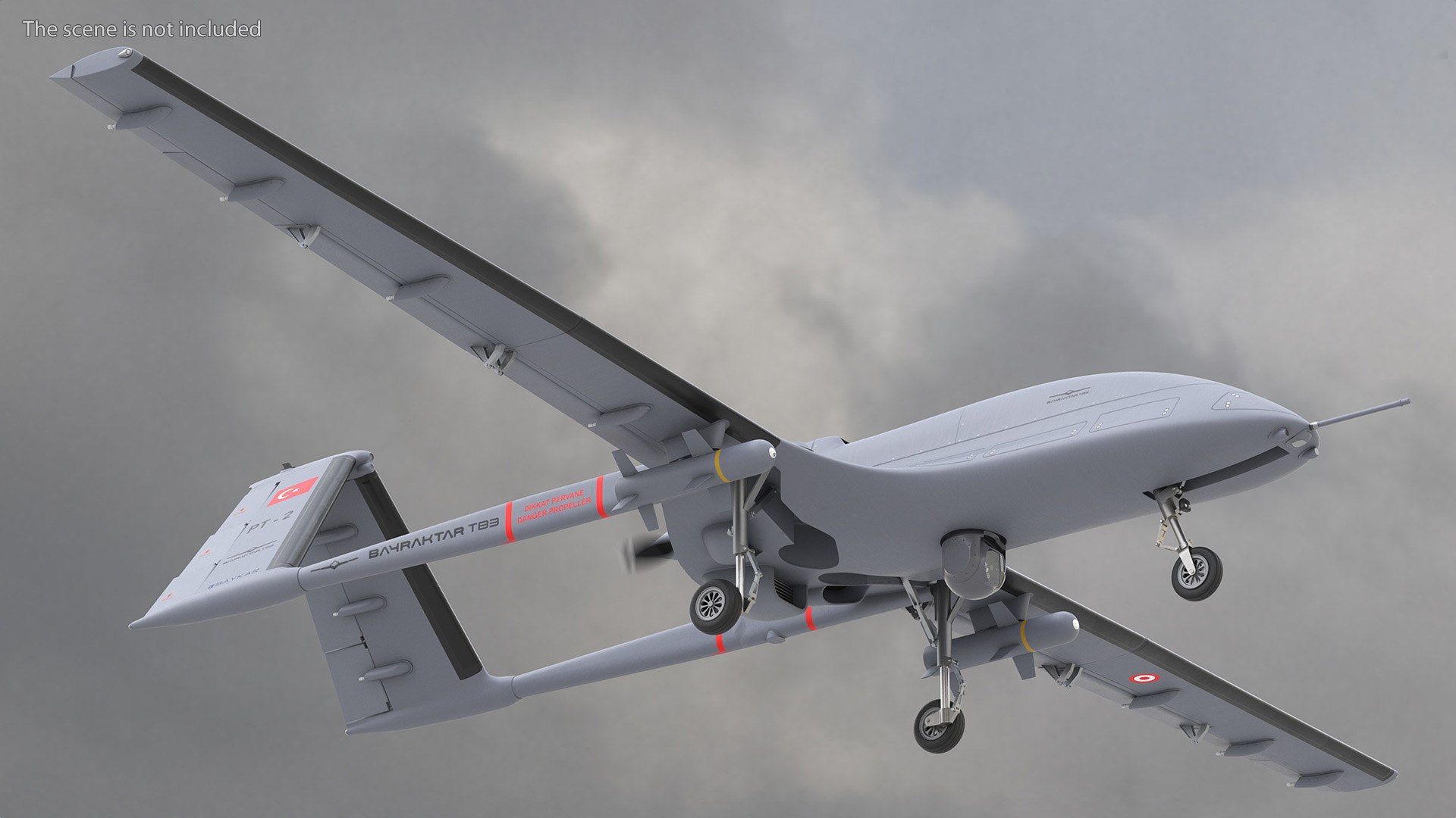3D Model Bayraktar TB3 UCAV - TurboSquid 2273082