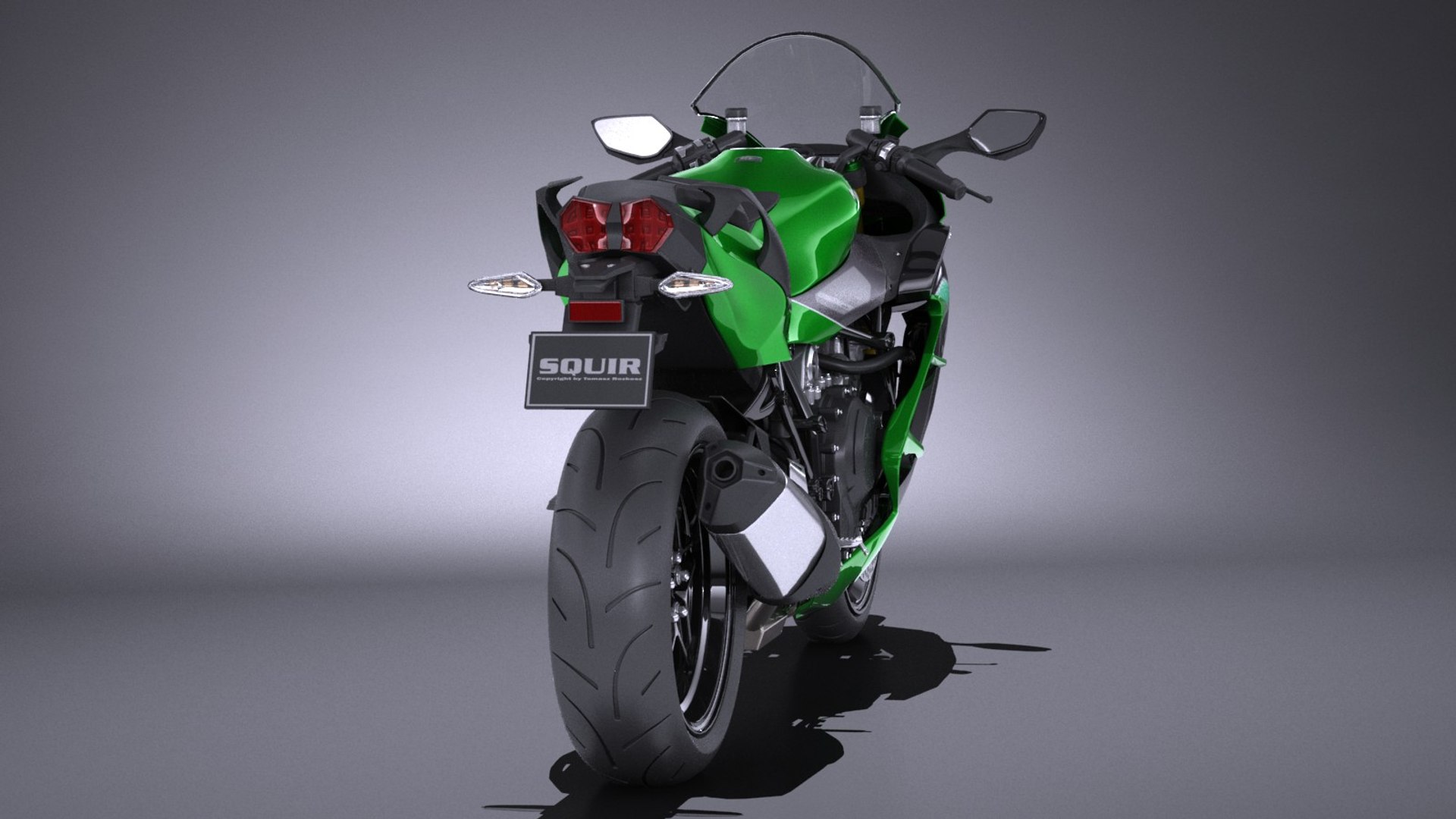 Kawasaki Ninja H2 3D - TurboSquid 1287849