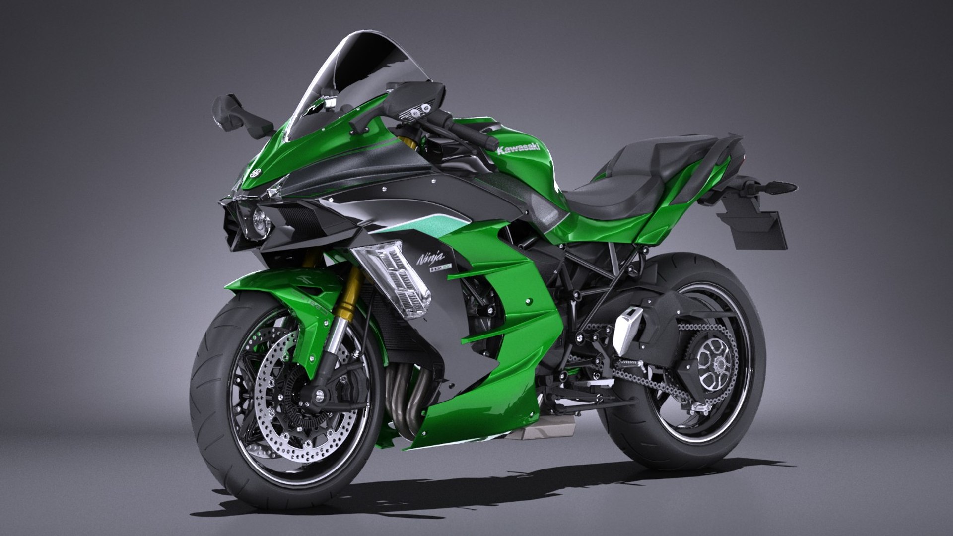 Kawasaki Ninja H2 3D - TurboSquid 1287849