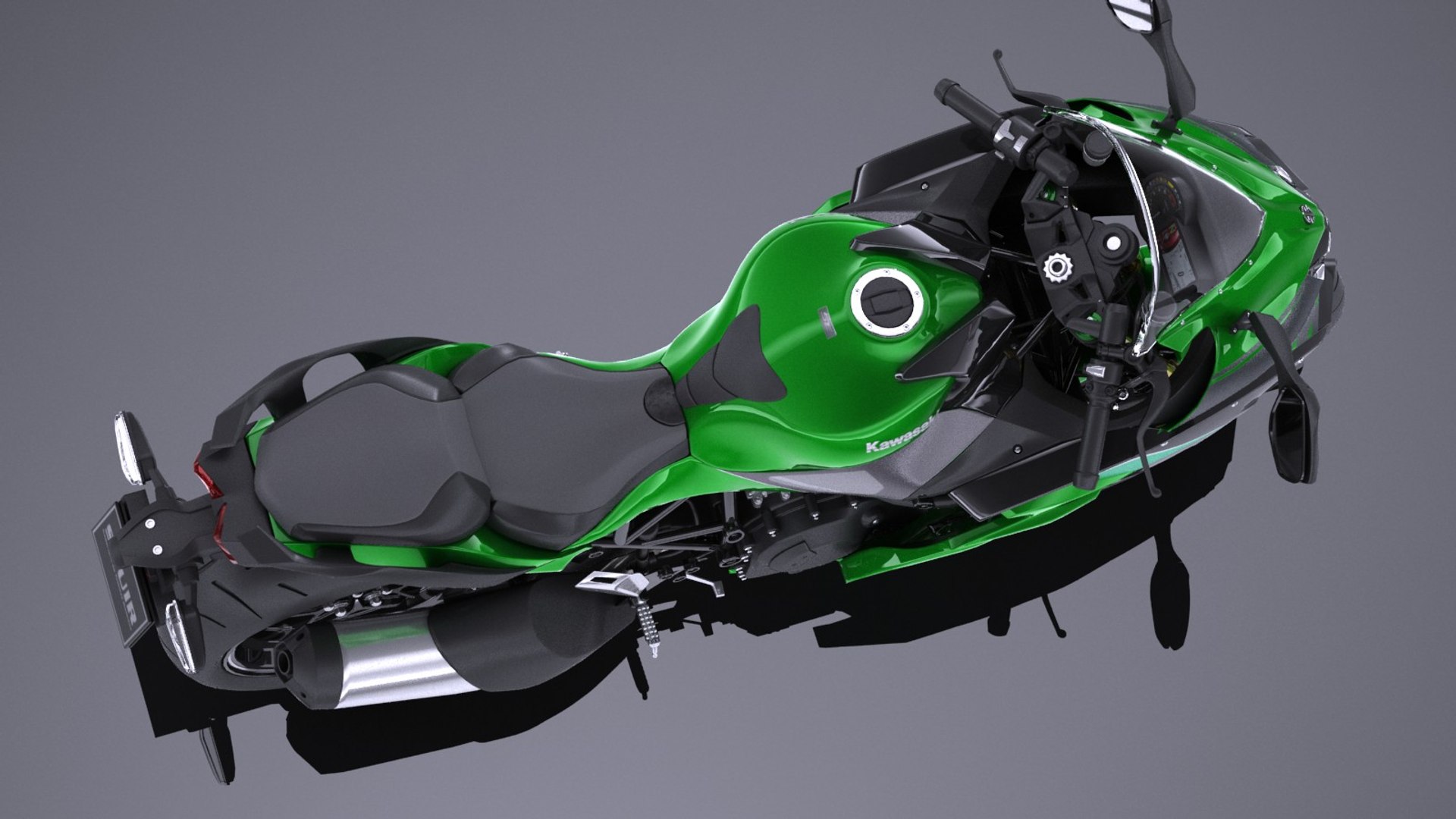 Kawasaki Ninja H2 3D - TurboSquid 1287849