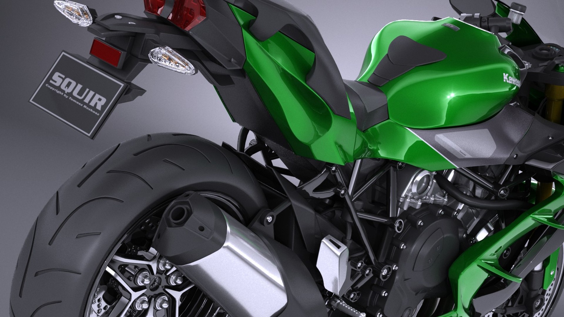 Kawasaki Ninja H2 3D - TurboSquid 1287849