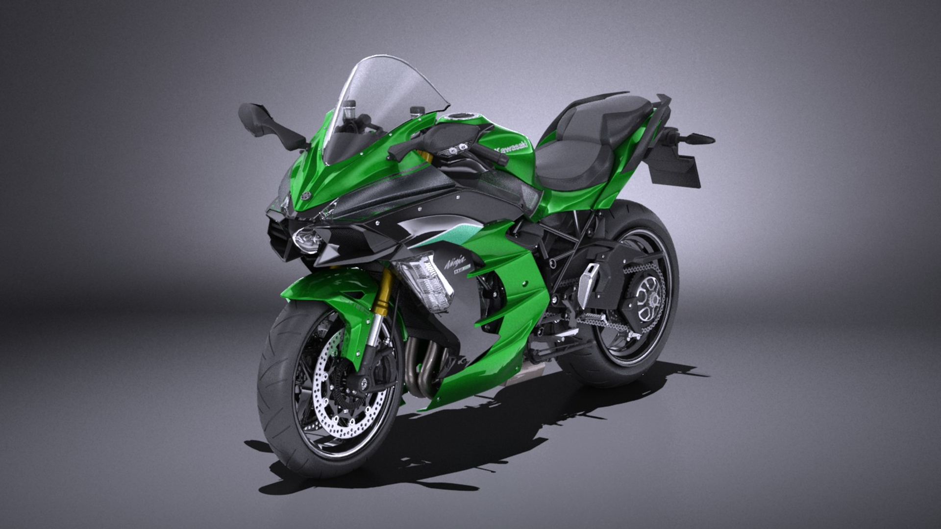 Kawasaki Ninja H2 3D - TurboSquid 1287849