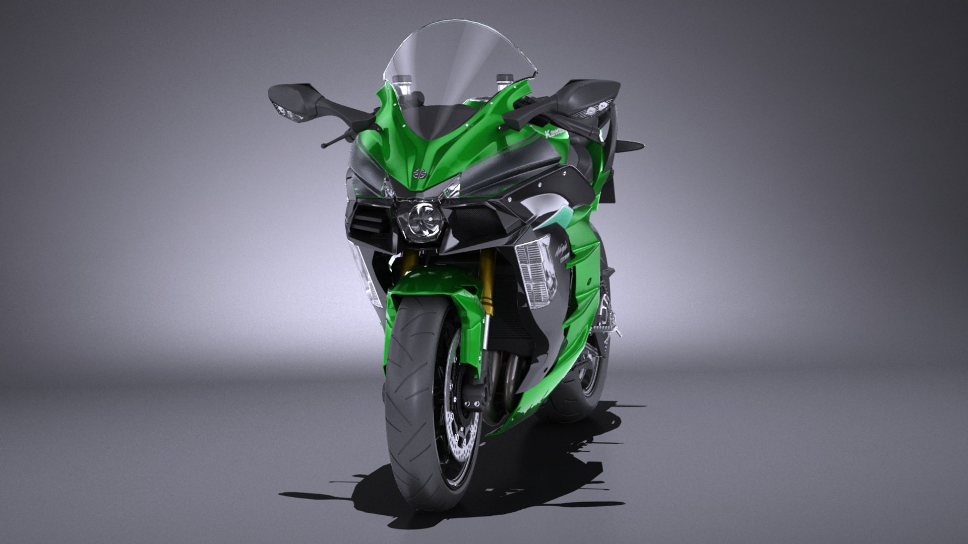 Kawasaki Ninja H2 3D - TurboSquid 1287849