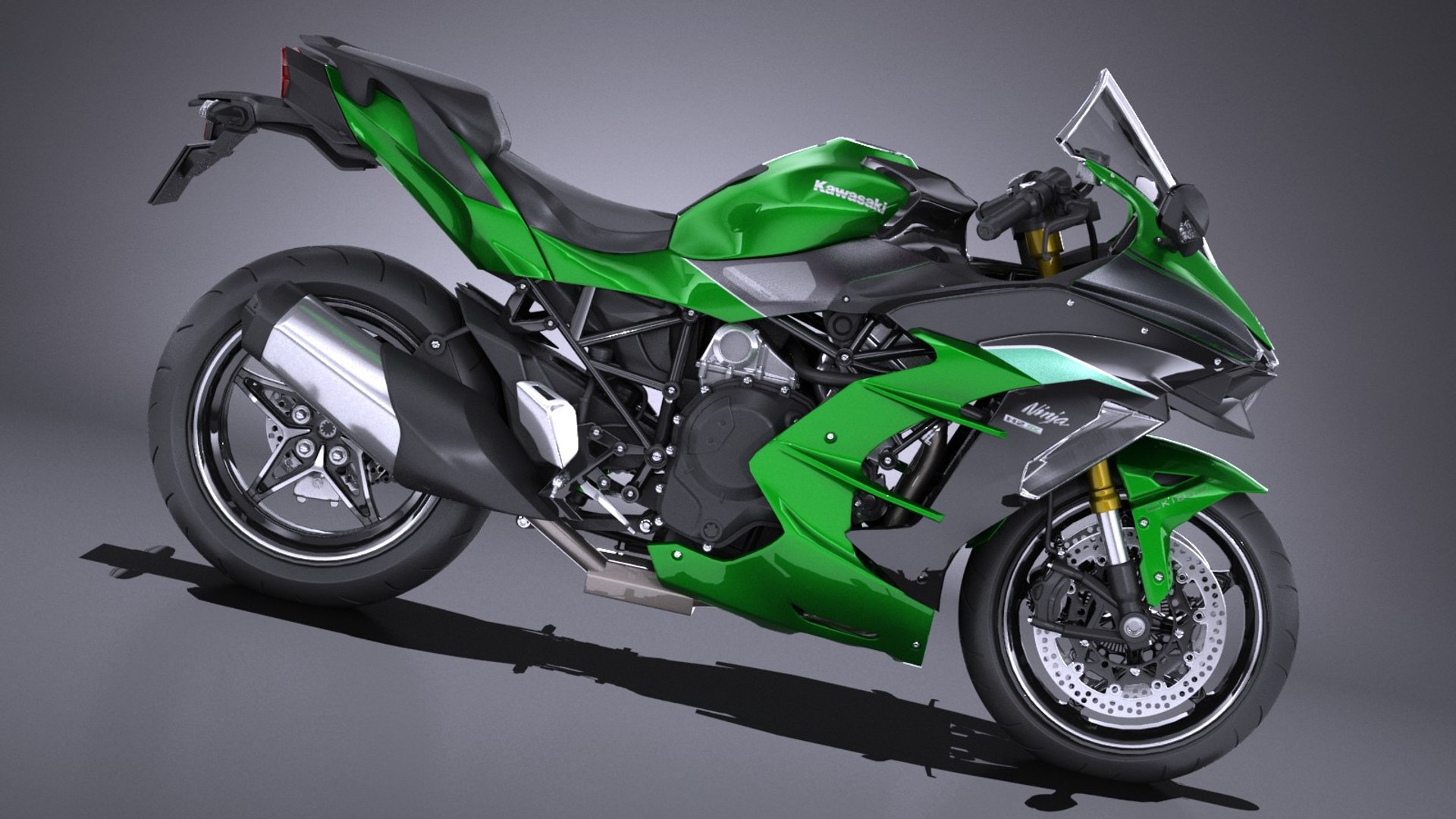 Kawasaki Ninja H2 3D - TurboSquid 1287849