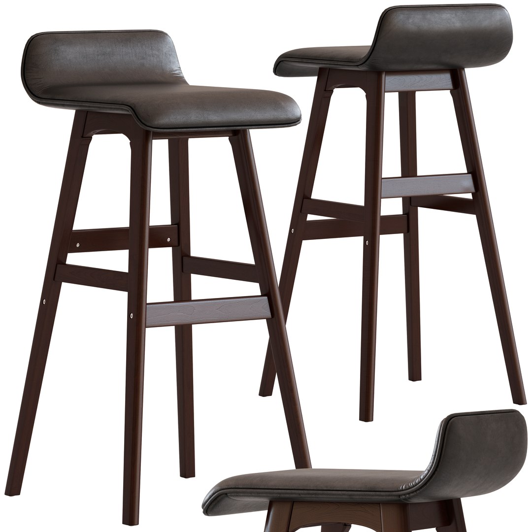 Dwell Home Charlie Barstool 3D Model - TurboSquid 2178779