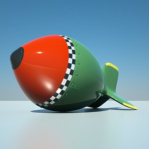 3d model cartoon nuclear