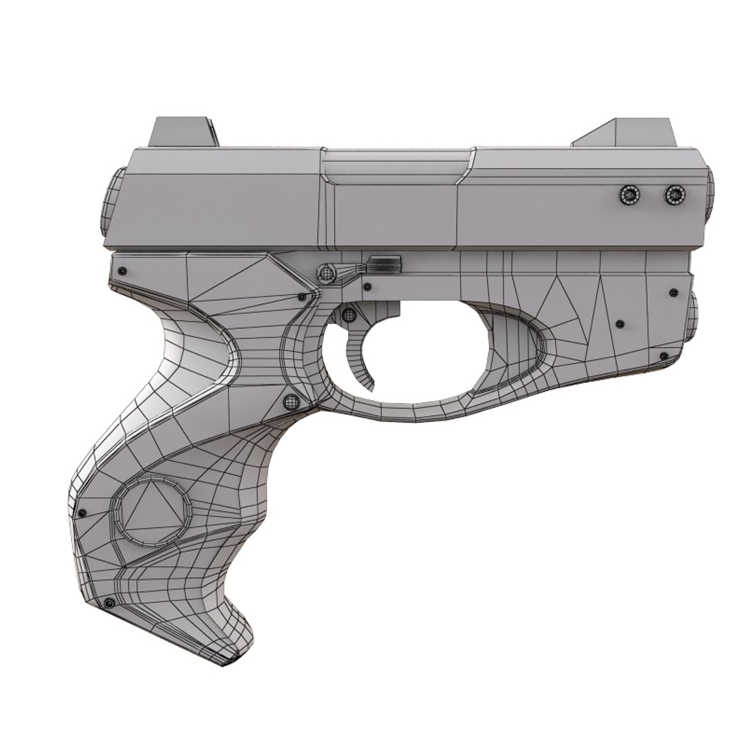 Gun Pistol 3d Max