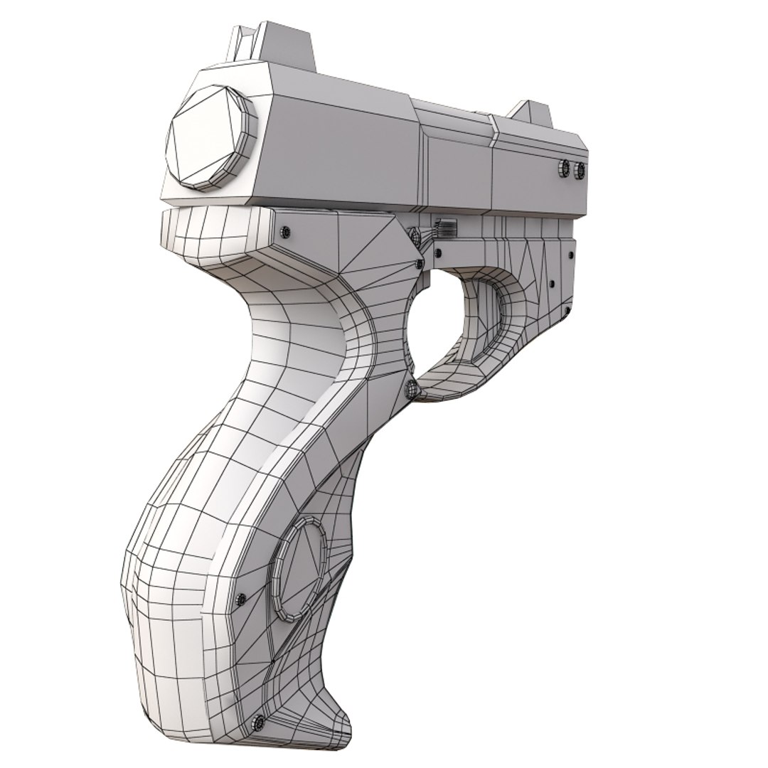 Gun Pistol 3d Max