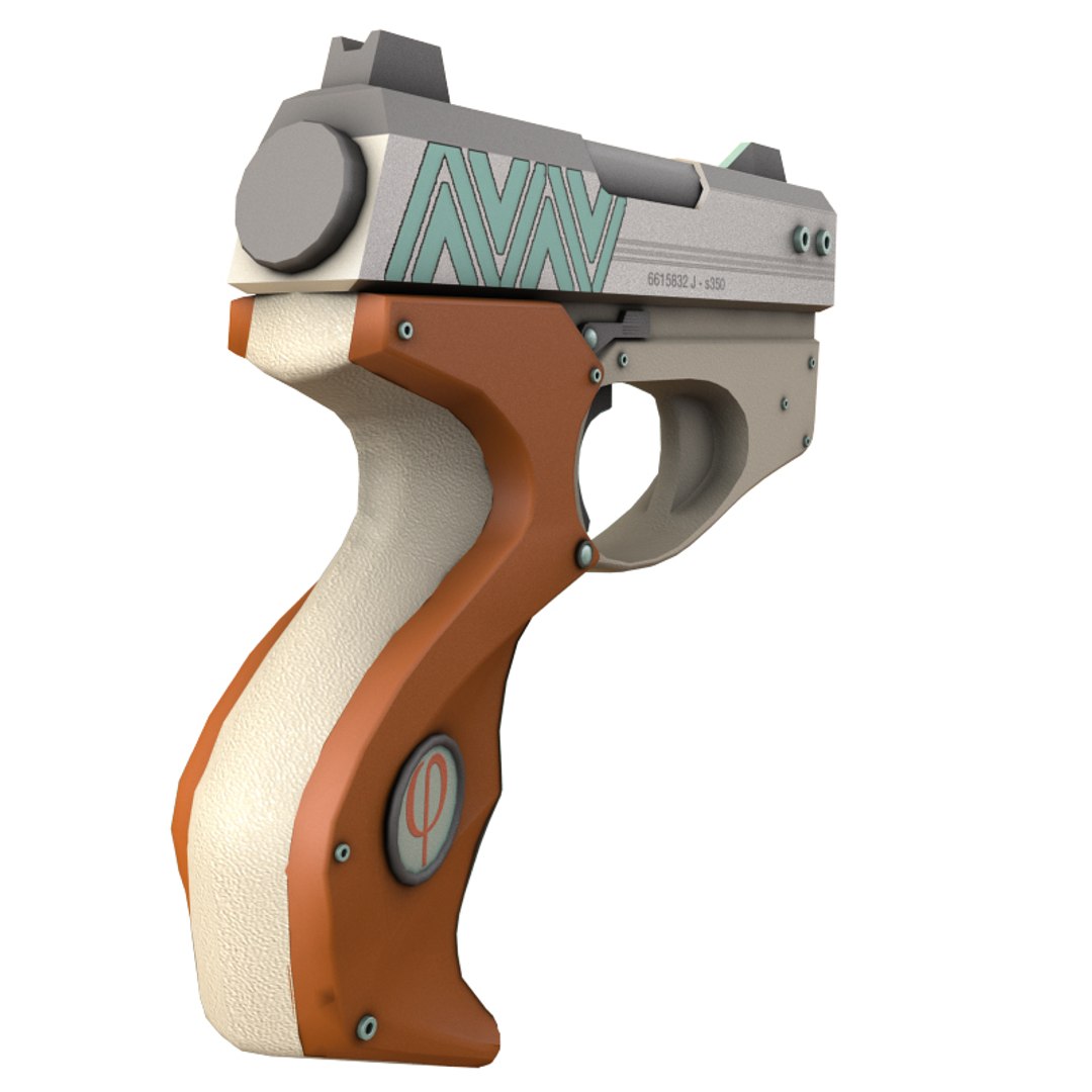 Gun Pistol 3d Max