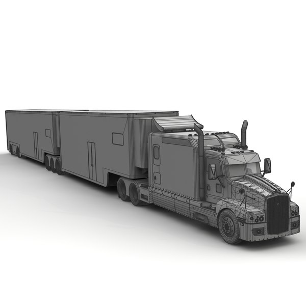 truck trailer t600 3d lwo