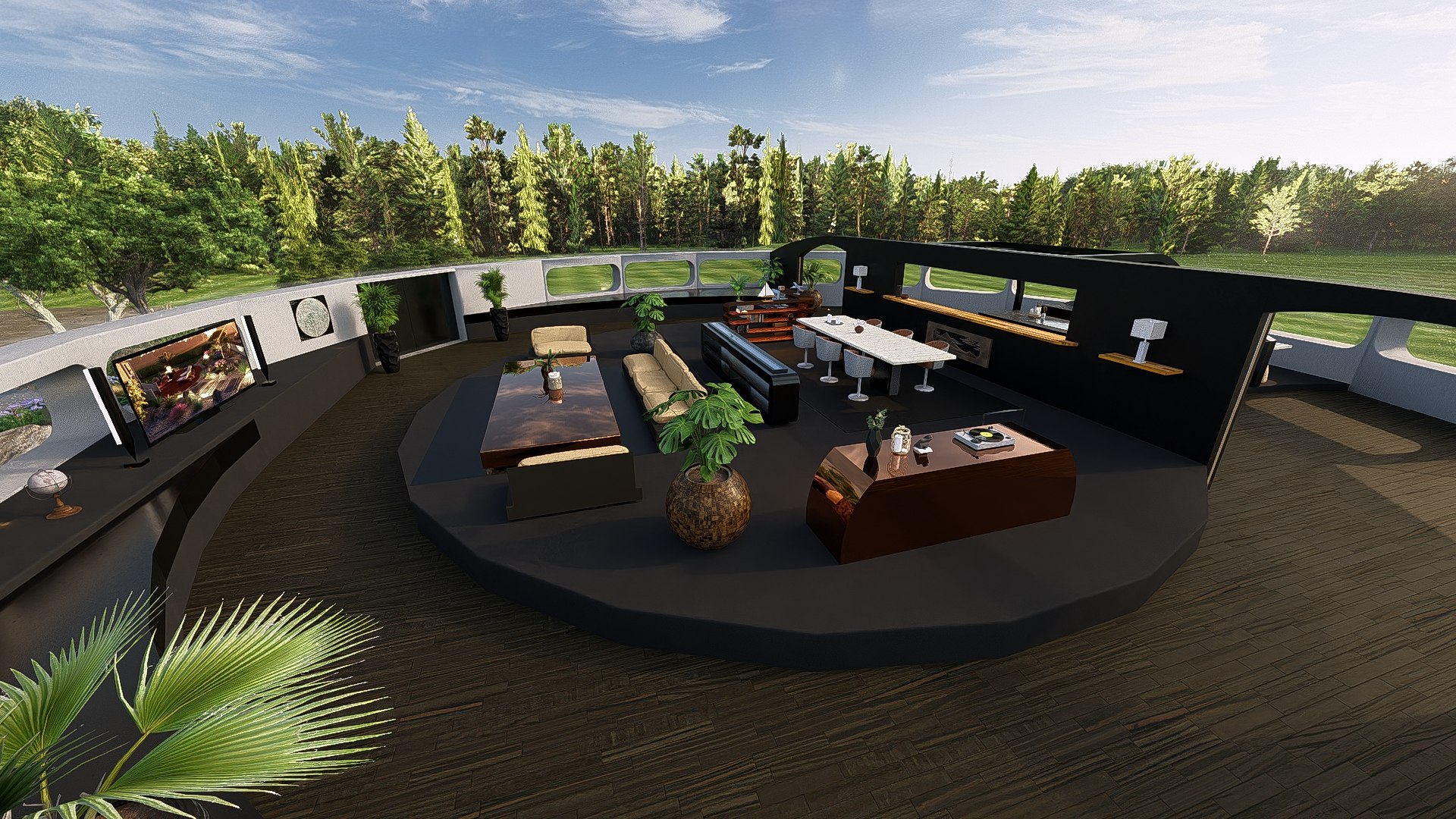 3D Dome House Model - TurboSquid 2300860