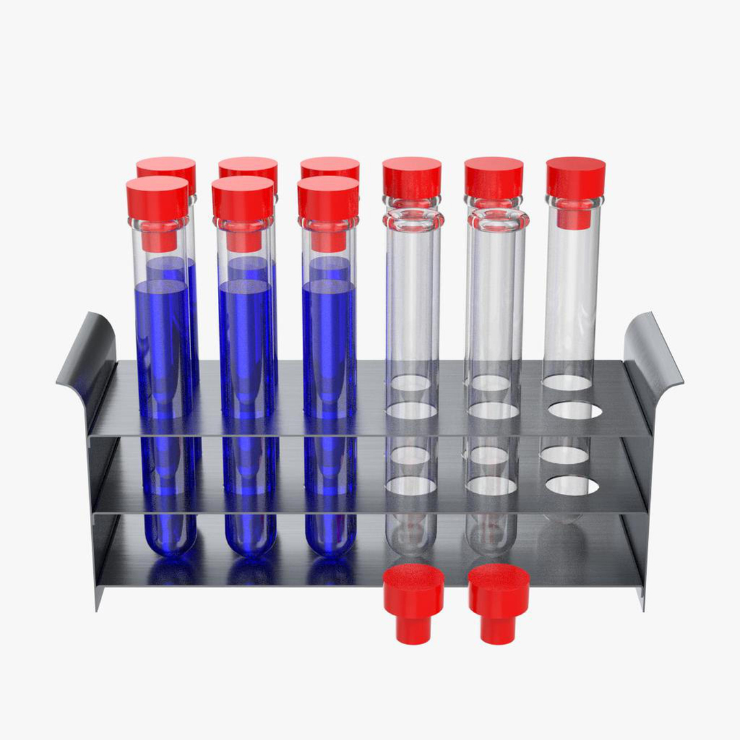 Test Tubes Rack 2 3d Model