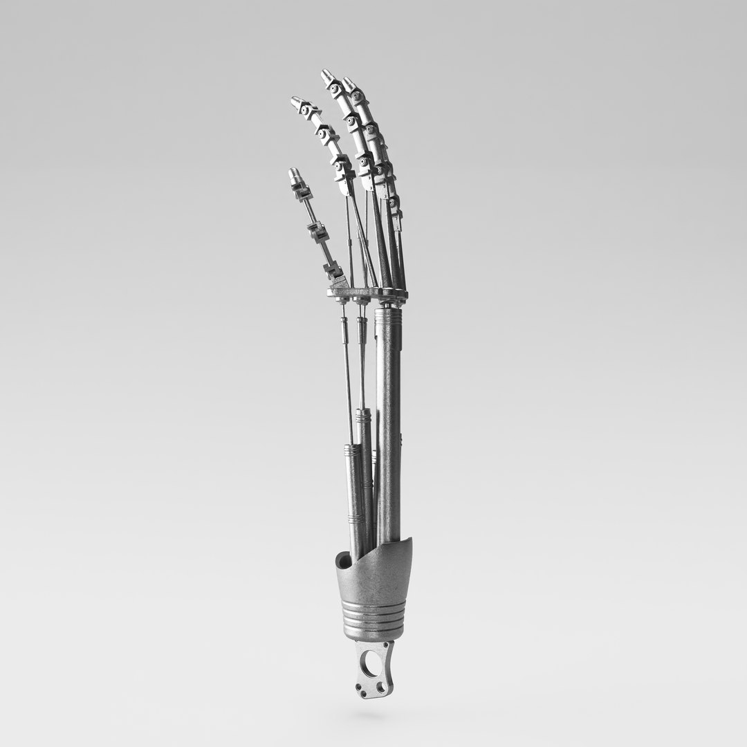 3D Robotic Metal Mechanical Arm - TurboSquid 1949189
