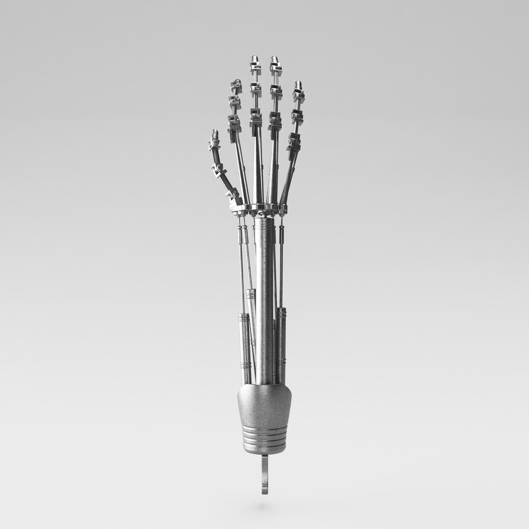 3D Robotic Metal Mechanical Arm - TurboSquid 1949189