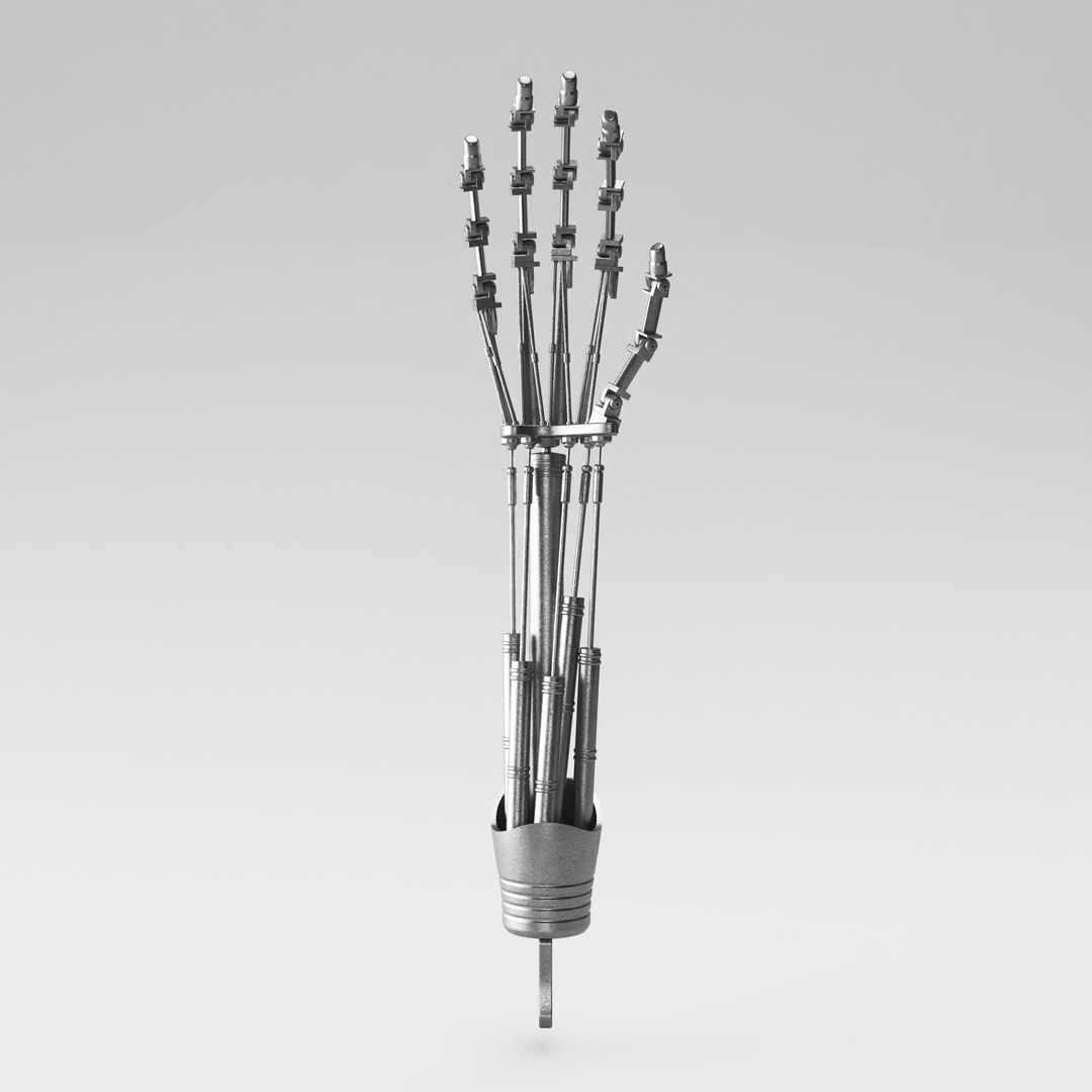 3D Robotic Metal Mechanical Arm - TurboSquid 1949189