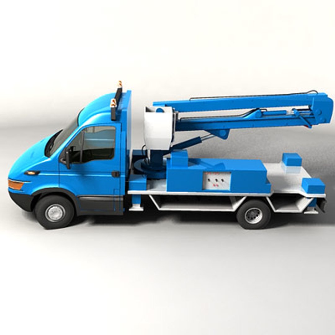 bucket truck 3d max