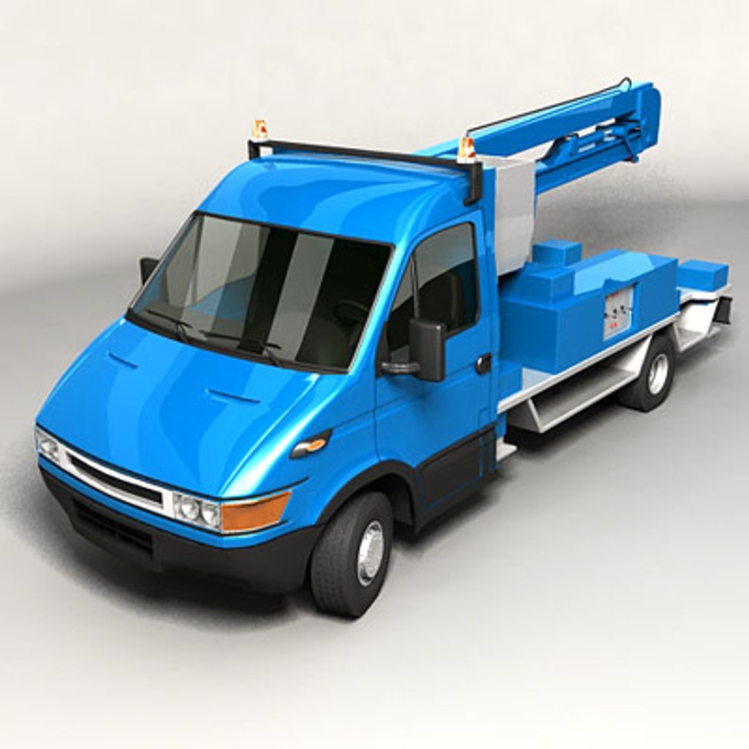 bucket truck 3d max