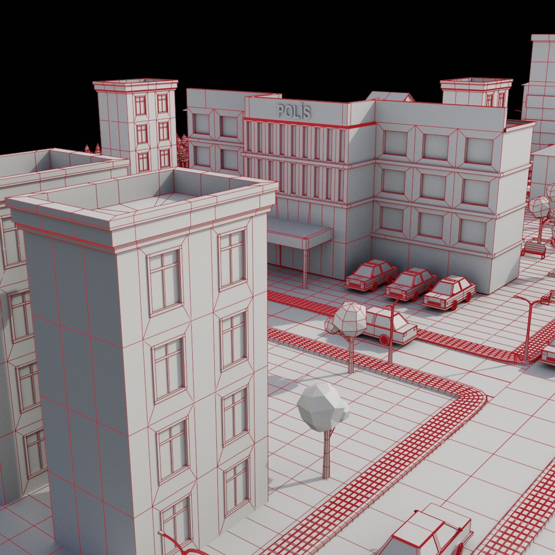 Cartoon Landspace 3D model - TurboSquid 1803422