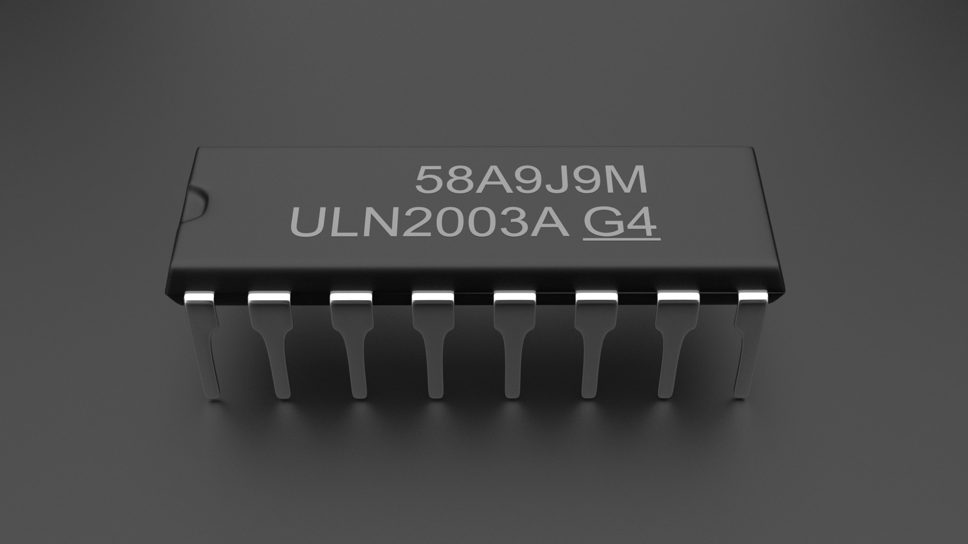 IC-ULN2003 3D Model - TurboSquid 2273888