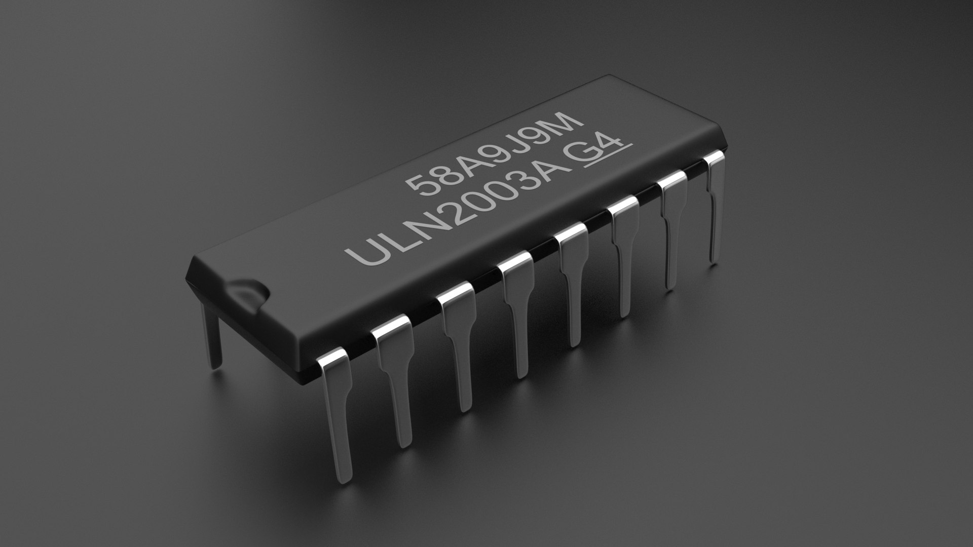 IC-ULN2003 3D Model - TurboSquid 2273888