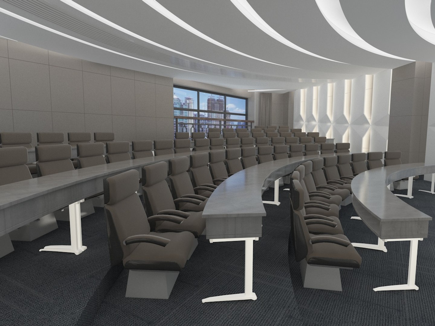 Conference Hall Model - TurboSquid 1948282