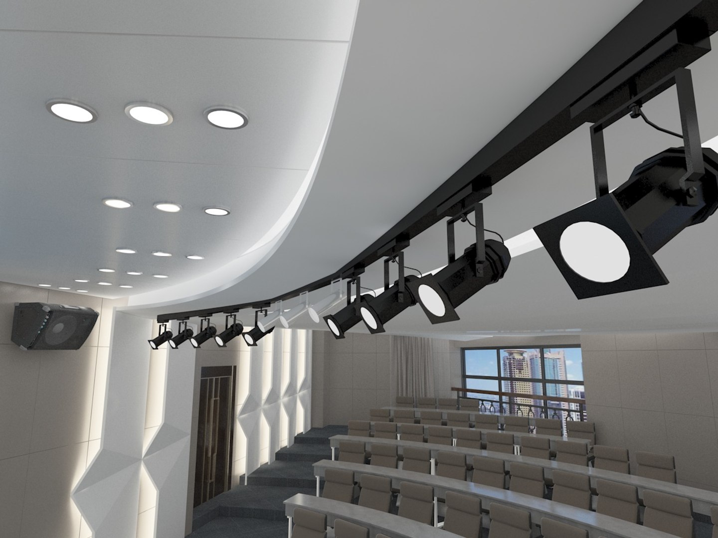 Conference Hall Model - TurboSquid 1948282